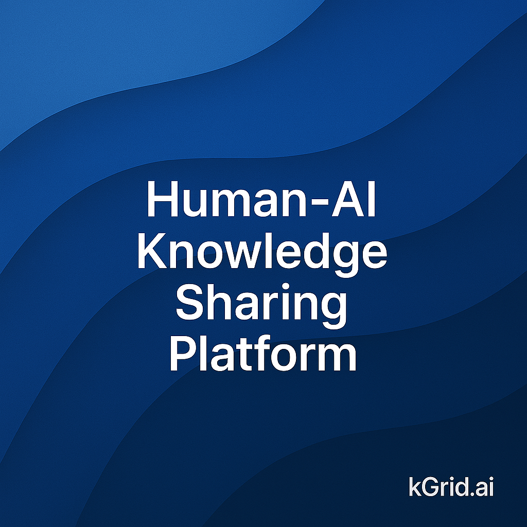 Human-AI Knowledge Sharing Platform | kGrid